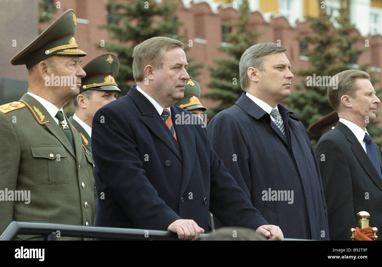 Marshal of the Soviet Union Sergei Sokolov the State Duma speaker ...