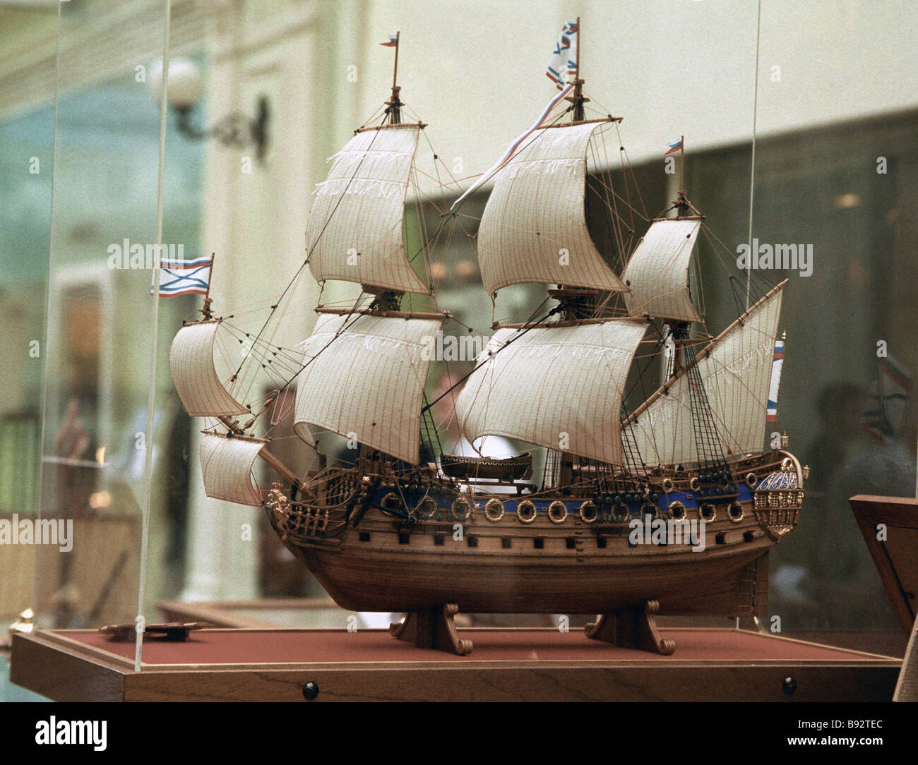 A model of the first Russian ship Goto Predestination God s ...