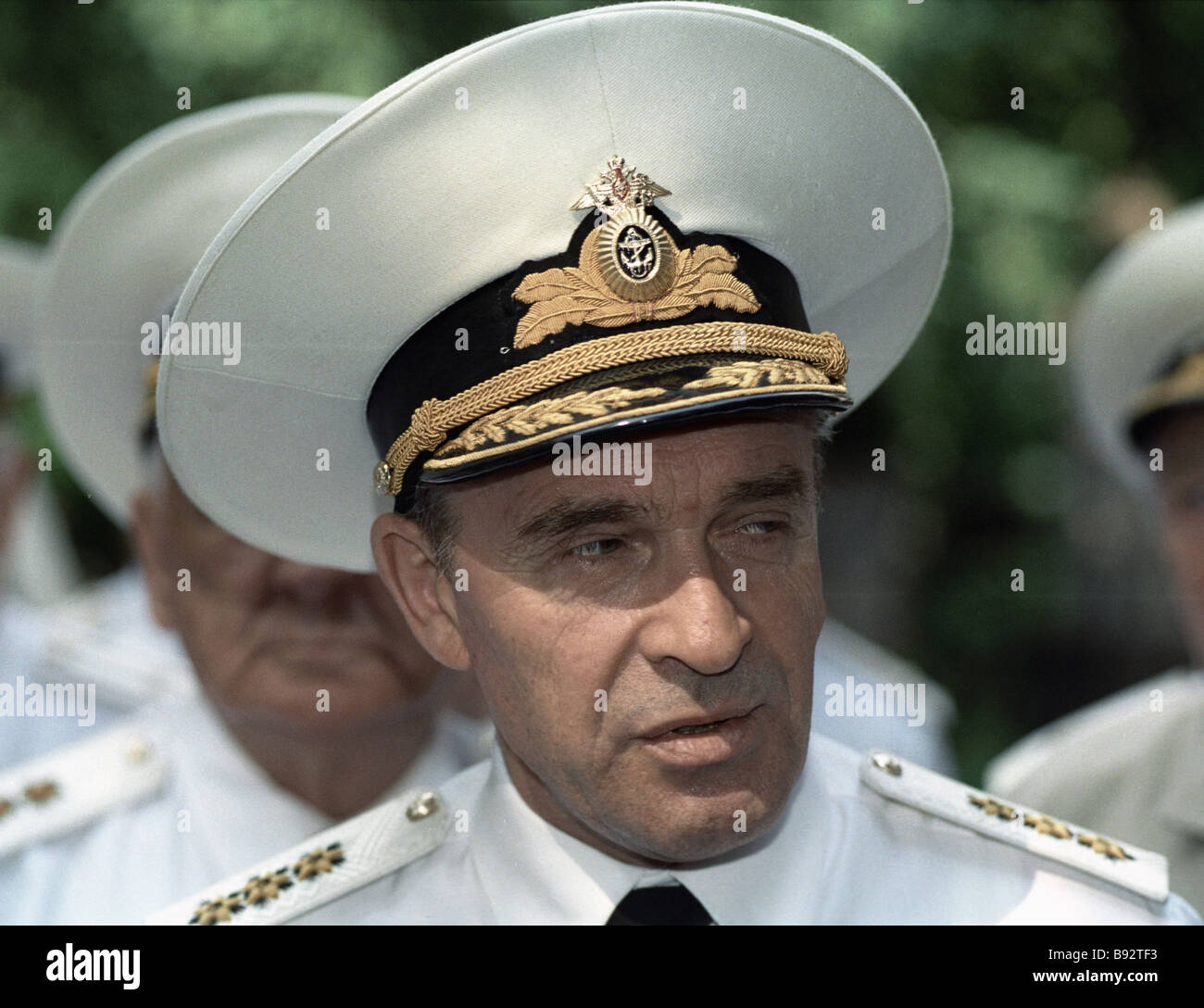 Chief of the Russian Navy General Staff Viktor Kravchenko Stock Photo ...