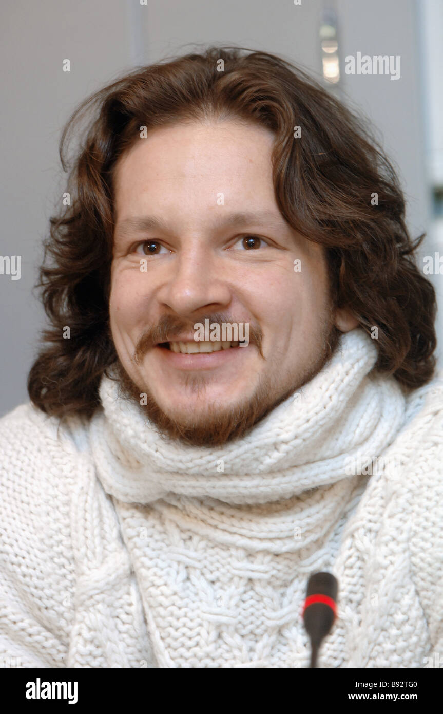 Figure skater Maxim Shabalin winner of the European Championship 2008 ...