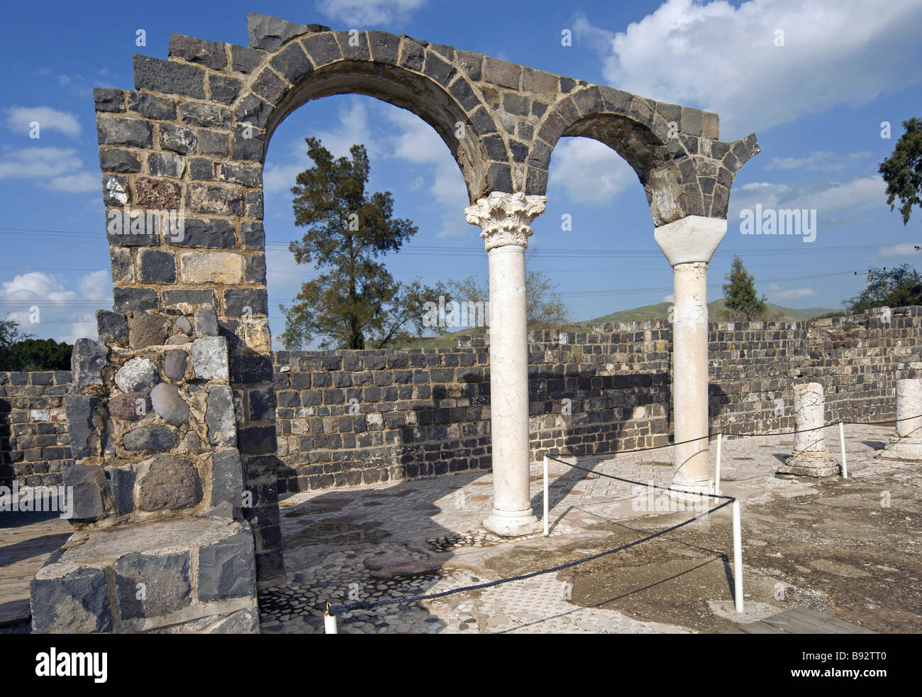 Israel Sea of Galilee Kursi Gergesa Byzantine monastery and mosaic ...