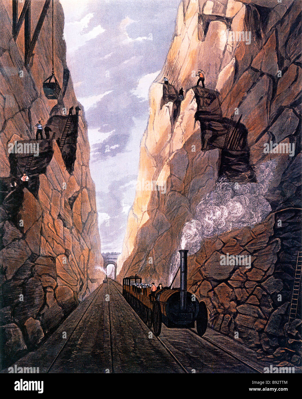 Victorian railway construction hi-res stock photography and images - Alamy