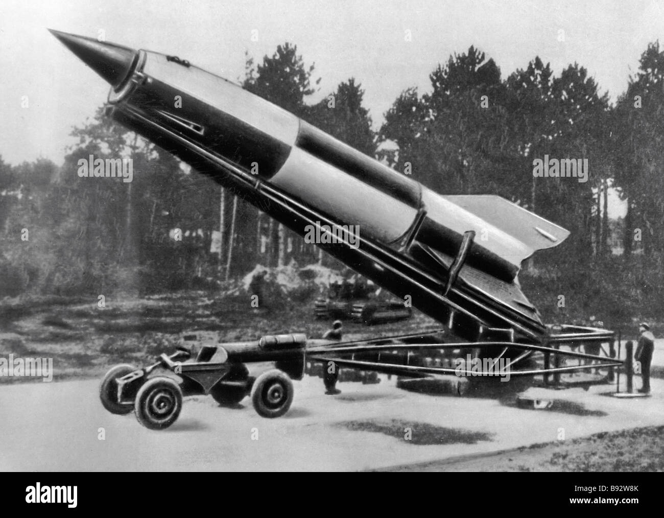 German rocket FAU 2 Stock Photo - Alamy