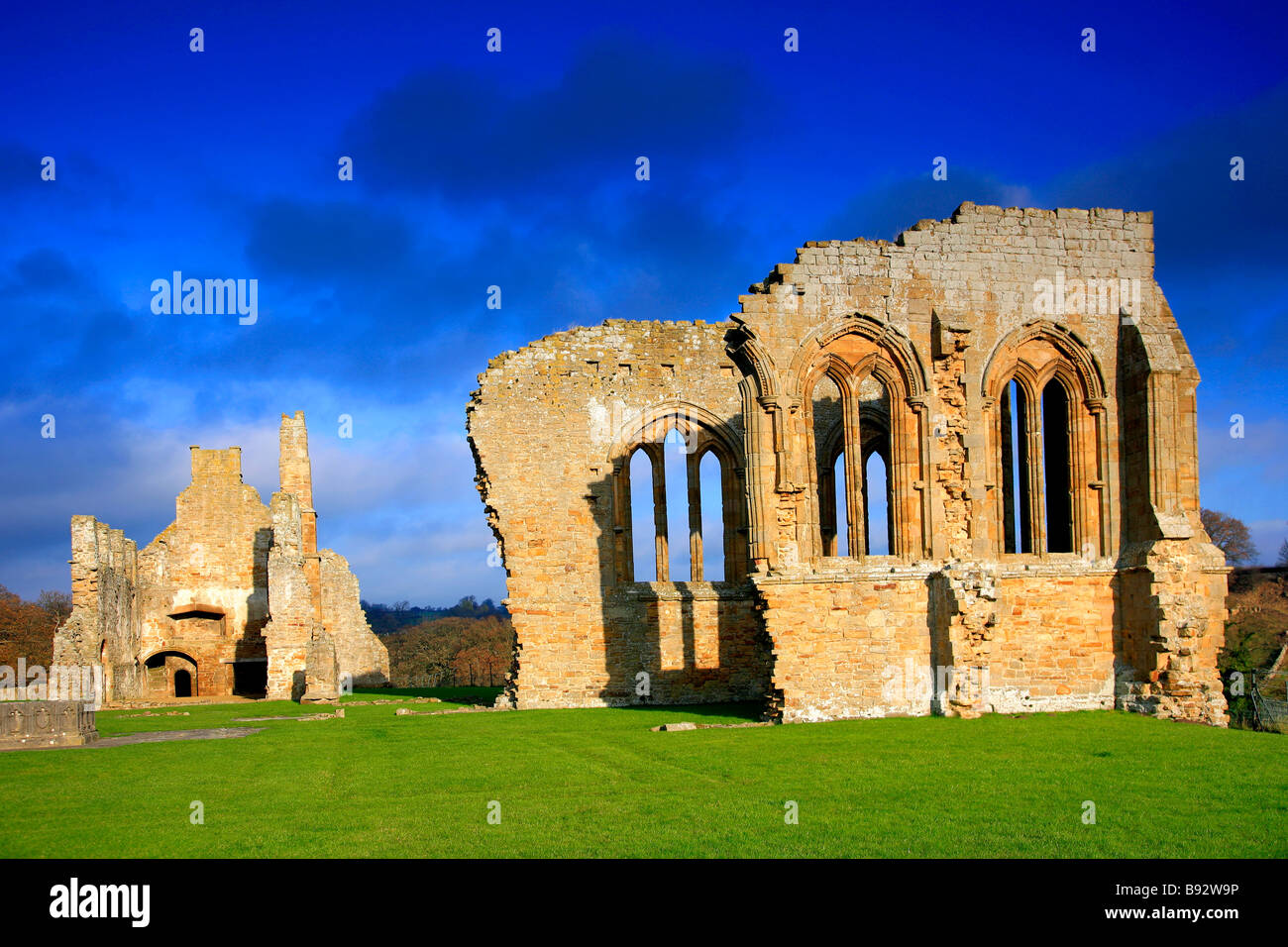 English Heritage Site Egglestone Abbey Ruins near Barnard Castle Durham ...