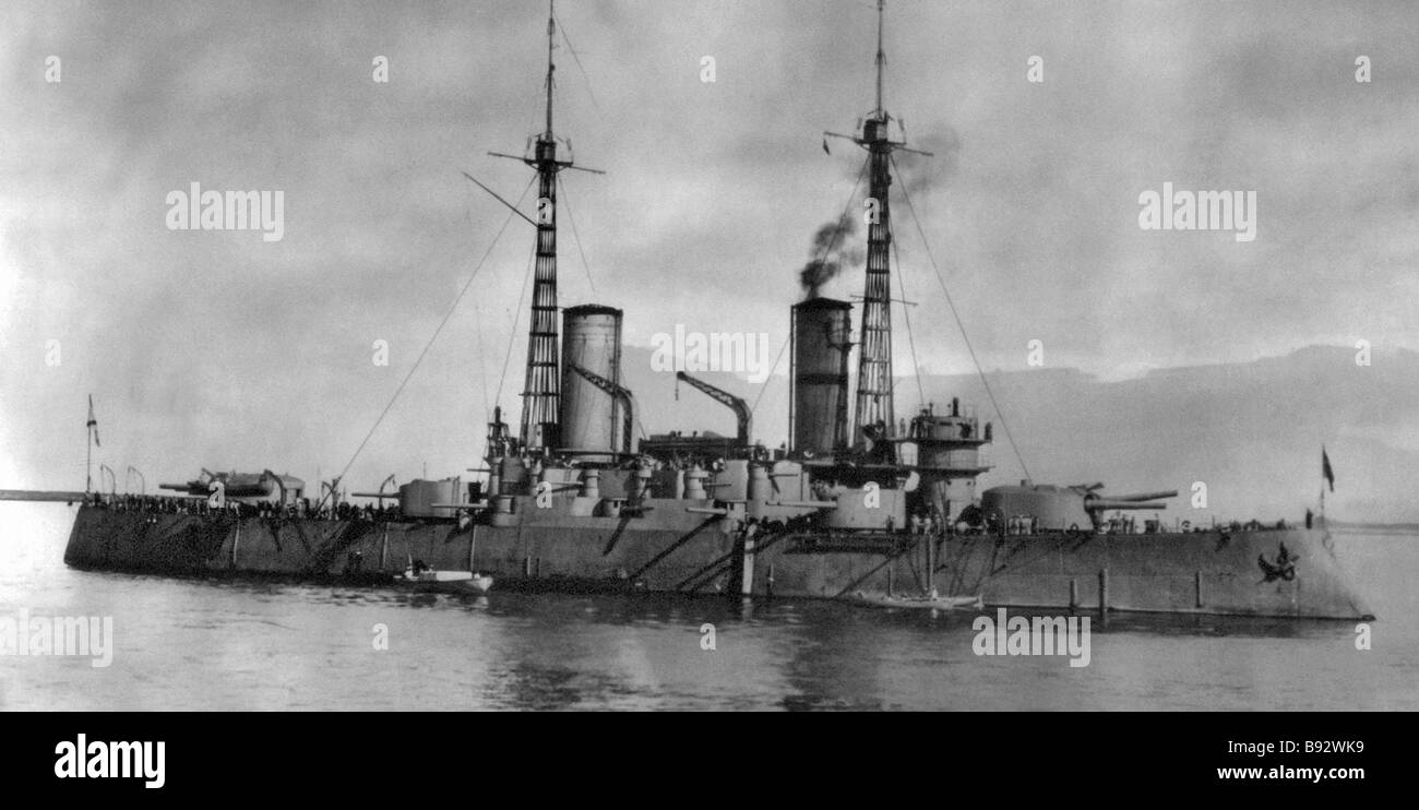 The Emperor Paul I battleship of the Russian Navy Launched in 1904 came ...