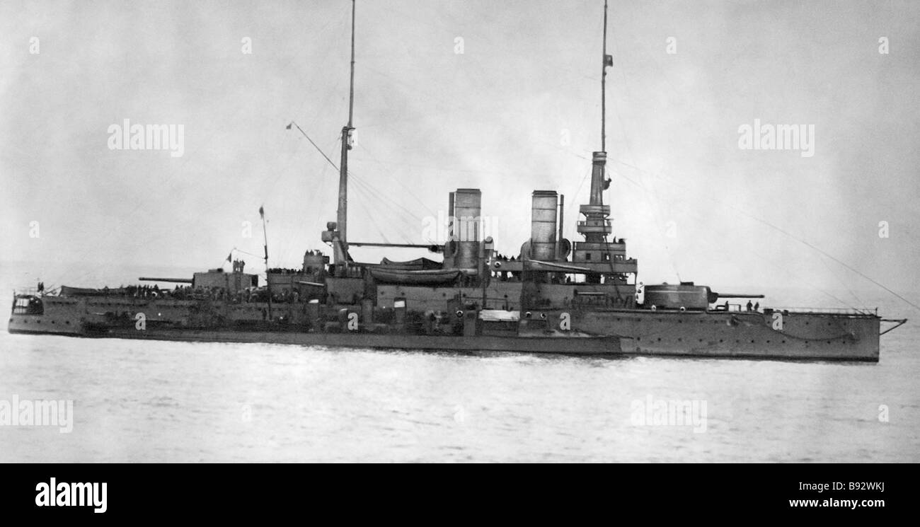 Russian Navy s battleship Rostislav Her keel was laid in 1894 in ...