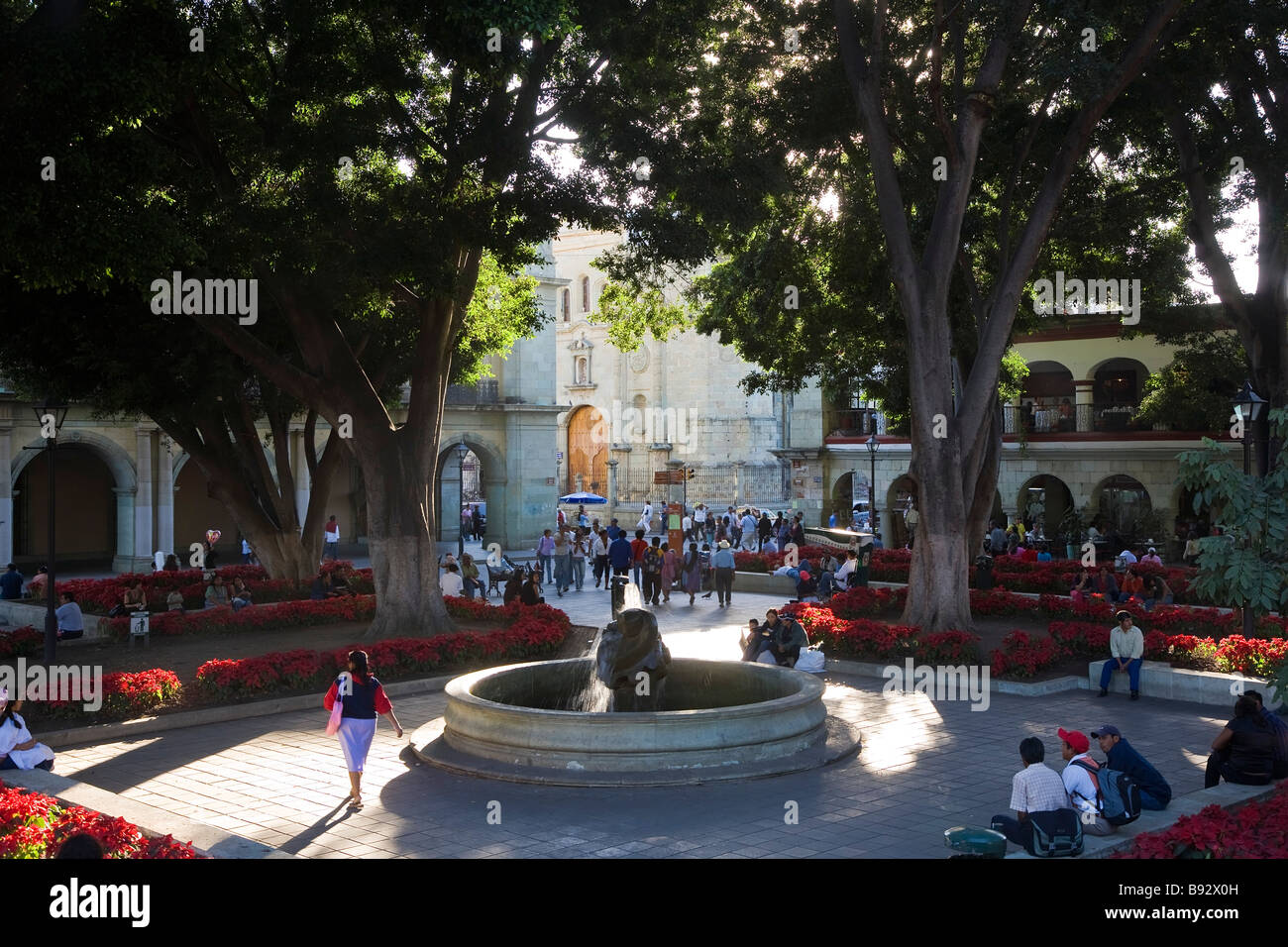 Oaxaca Zocala plaza or square Stock Photo - Alamy