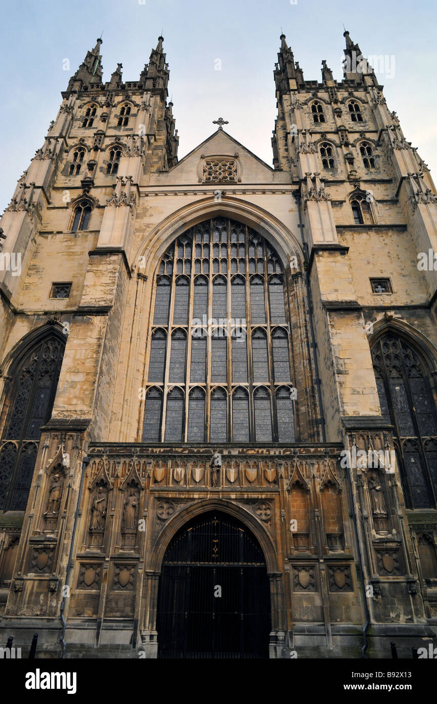 Canterbury Cathedral Main entrance Stock Photo - Alamy