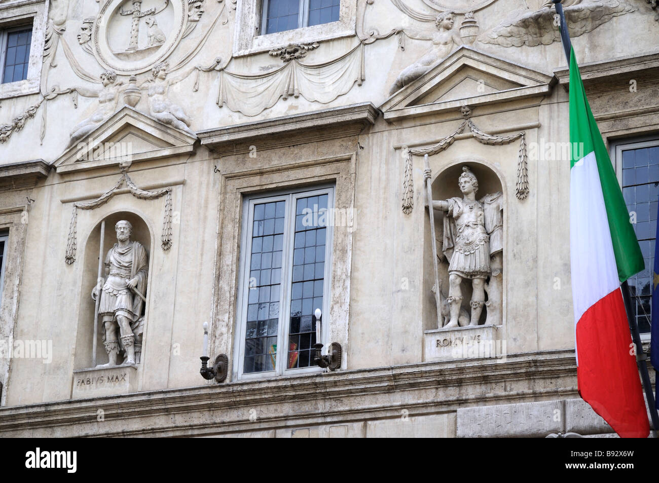 The Palazzo Farnese in Rome Italy now a French School and the French ...