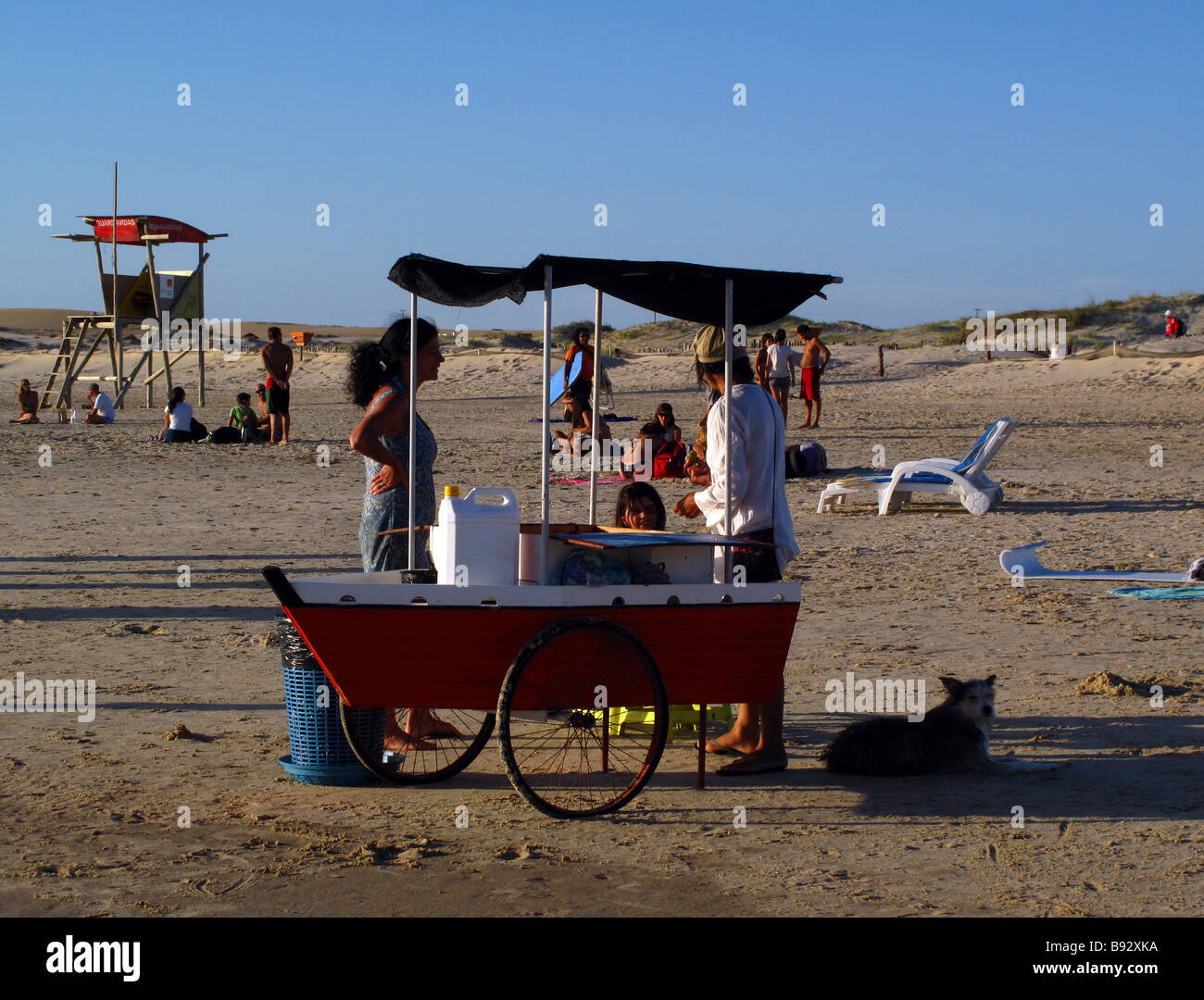 A beach scene in Cabo Polonio, Uruguay, South America Stock Photo - Alamy