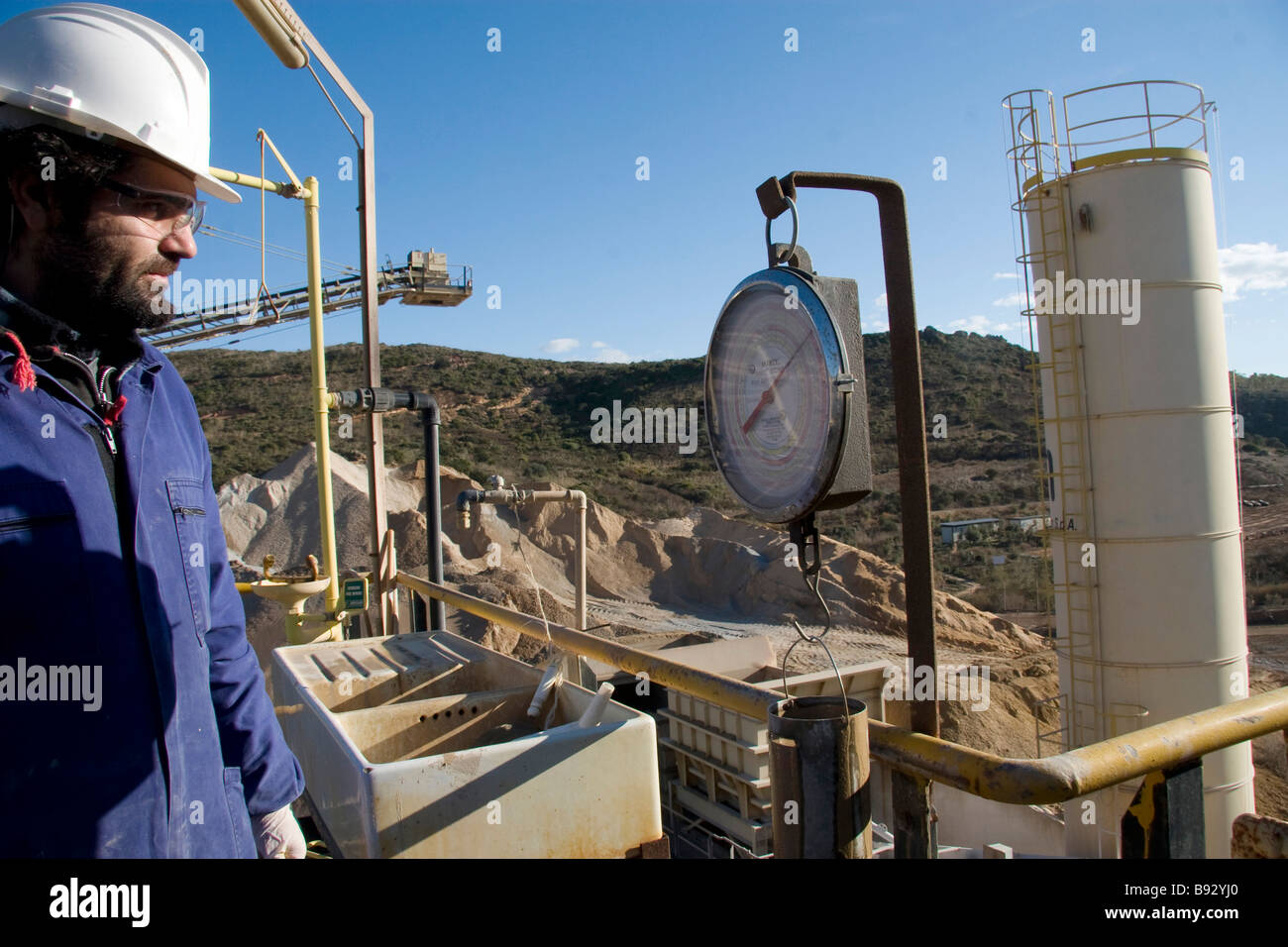 Gold mine in Sardinia Stock Photo - Alamy