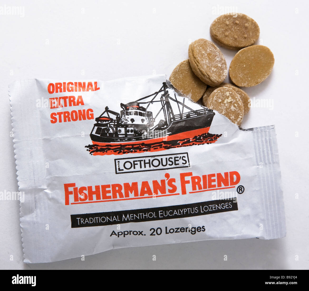 Fisherman Fisherman s Friend Original Stock Photo 22807852 Alamy