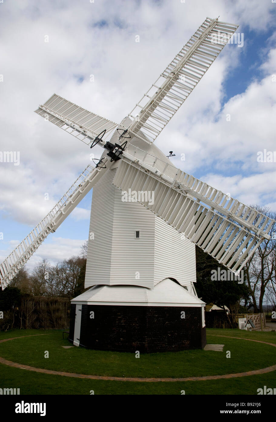 A Sussex Windmill Stock Photo - Alamy