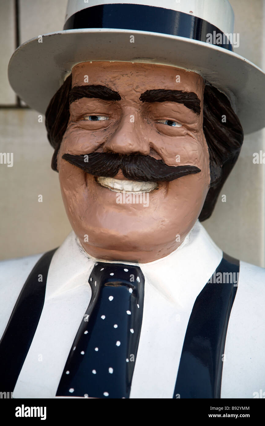 Butcher s shop lifesize model dummy Cromer Norfolk England Stock Photo ...