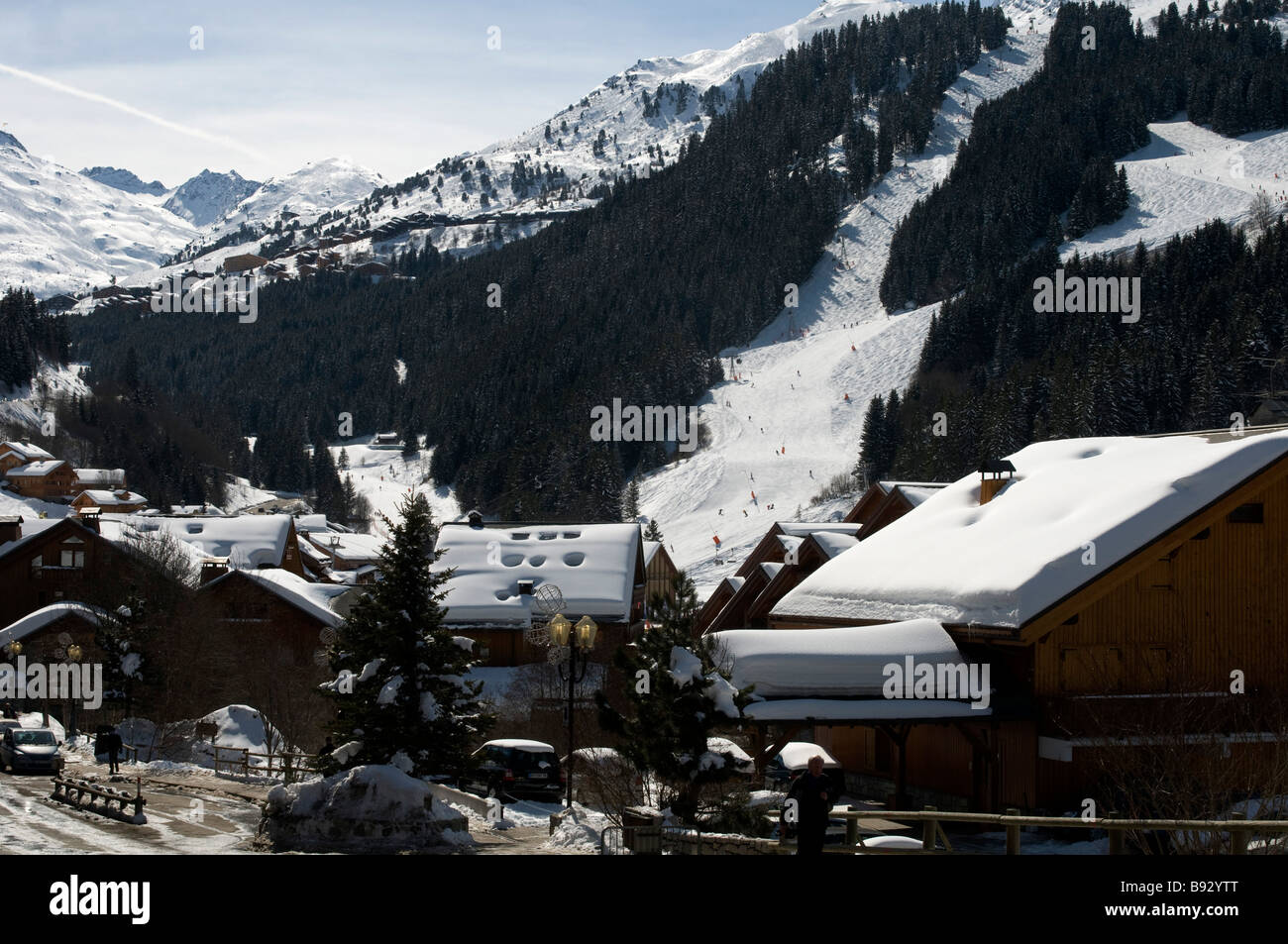 Meribel france hi-res stock photography and images - Alamy