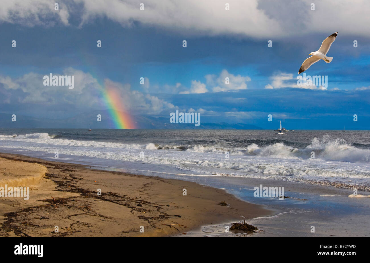 East Beach, Santa Barbara Stock Photo - Alamy