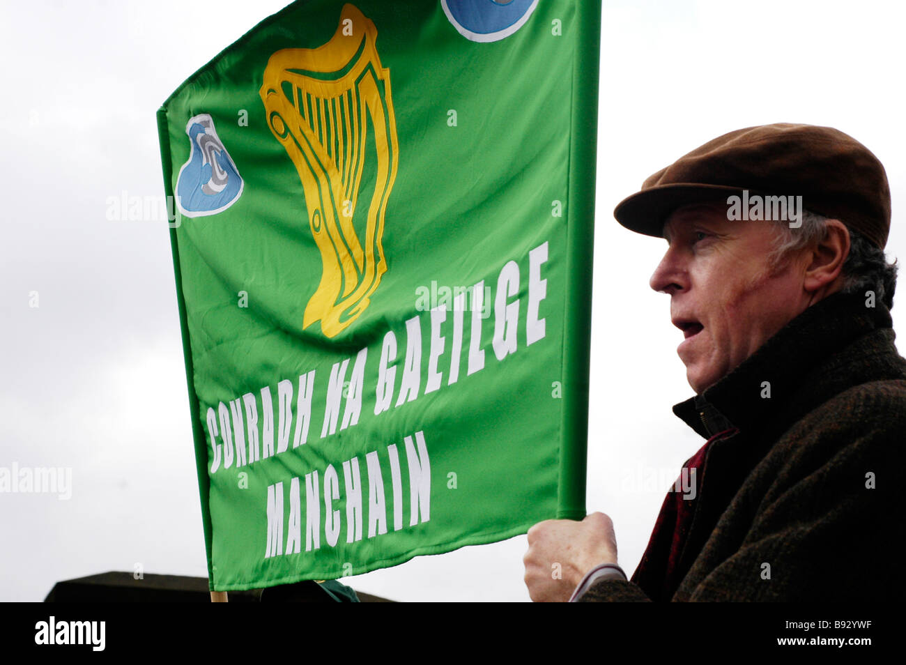 irishman carrier banner Stock Photo - Alamy