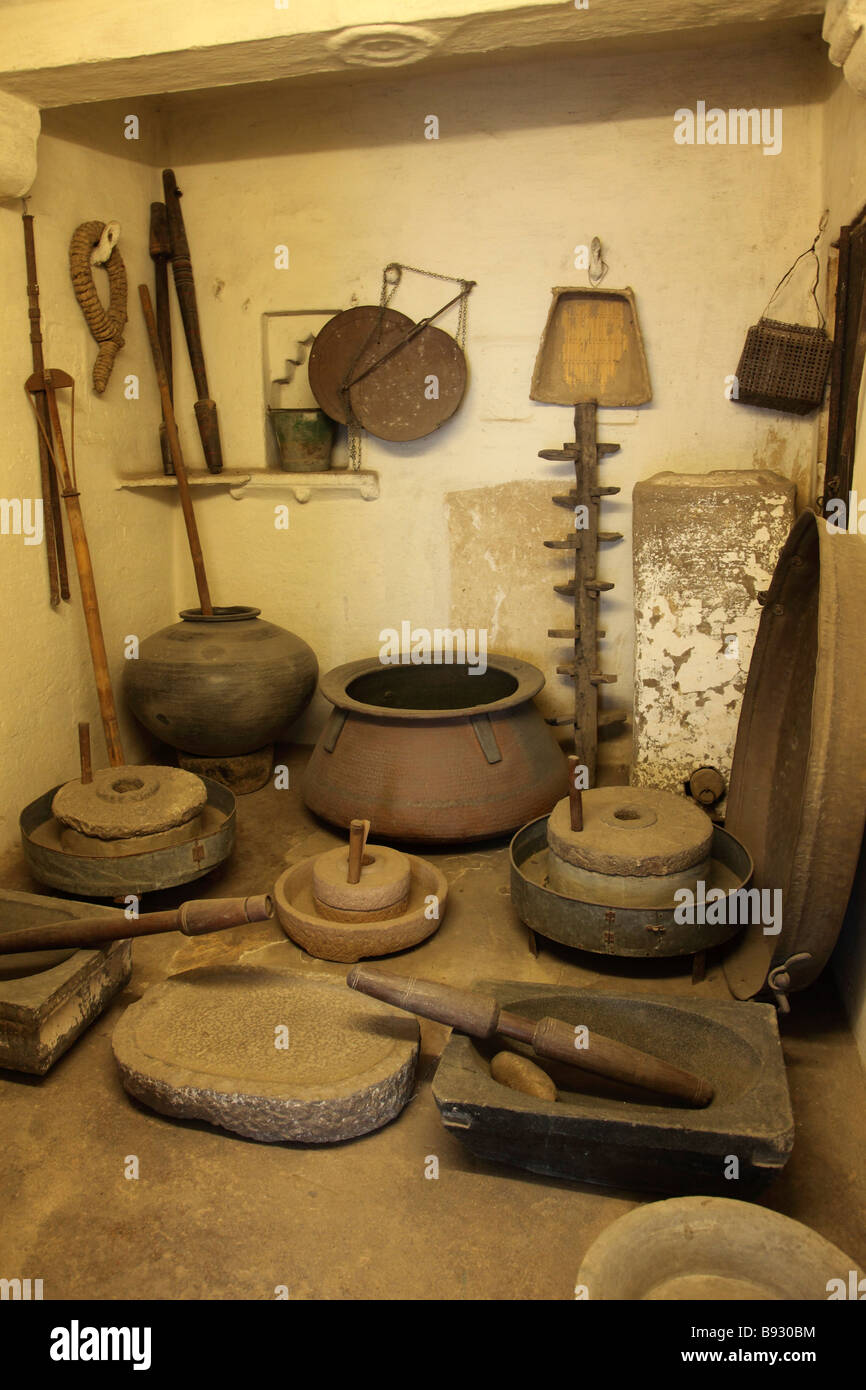 India Rajasthan Udaipur City Palace kitchen Stock Photo - Alamy