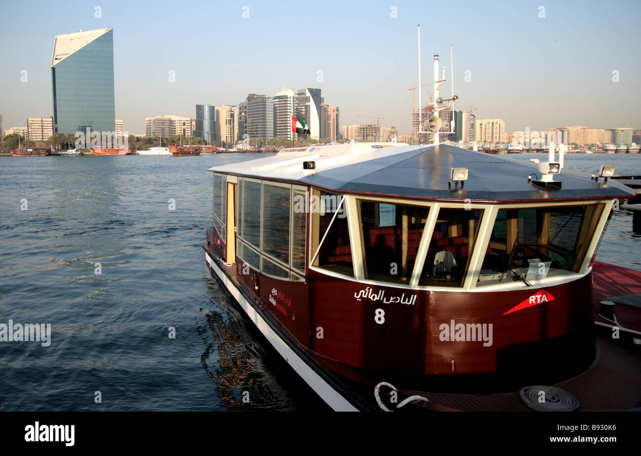 "Water taxi, Dubai waterfront Stock Photo - Alamy