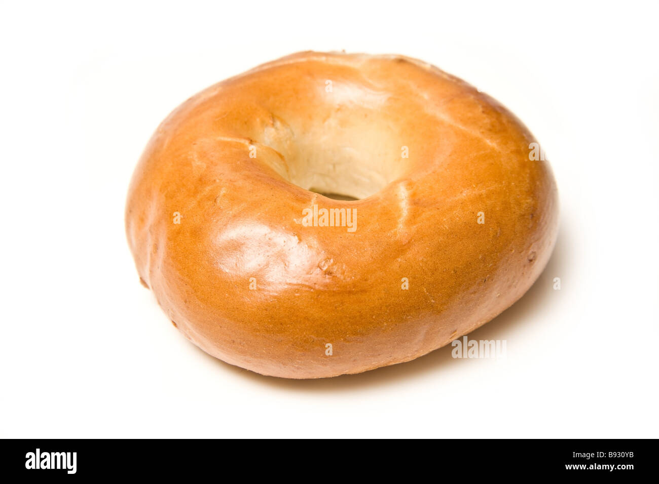 Bagel isolated on a white studio background Stock Photo - Alamy
