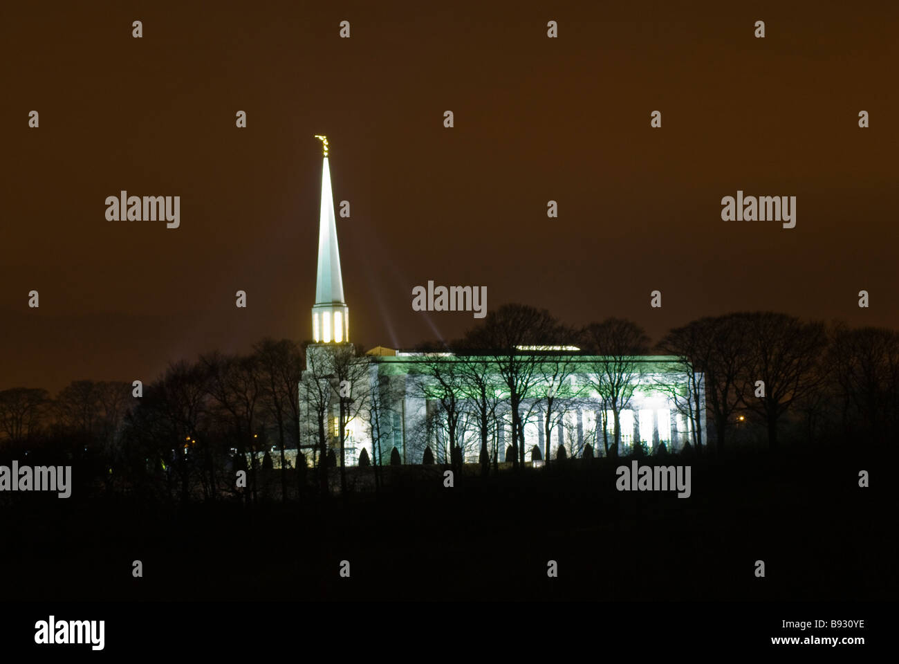 Mormon Church Chorley Stock Photo - Alamy