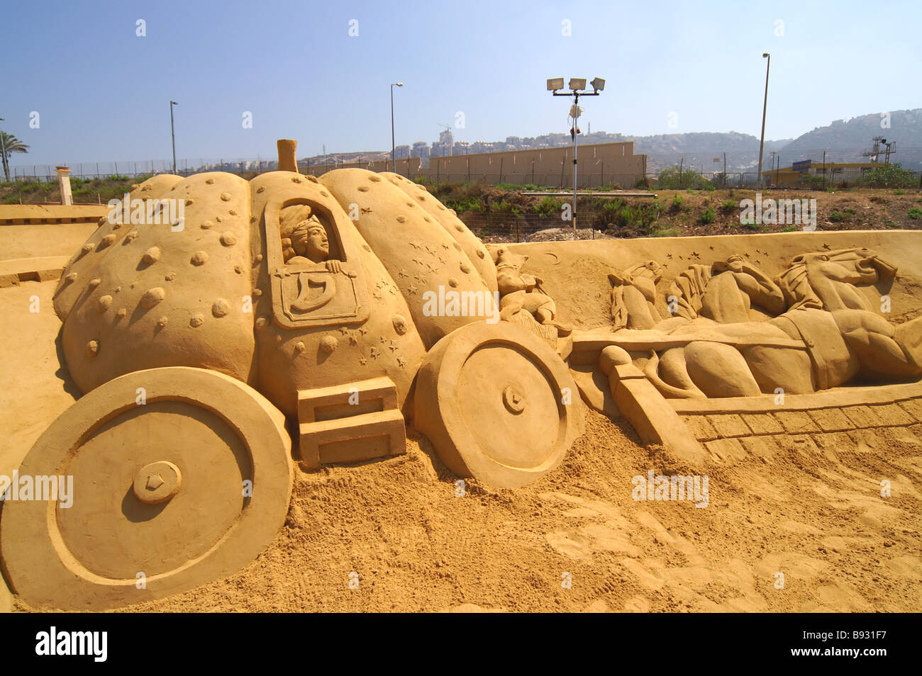 Israel Haifa Sand sculpture festival on the Haifa beach August 2006 ...