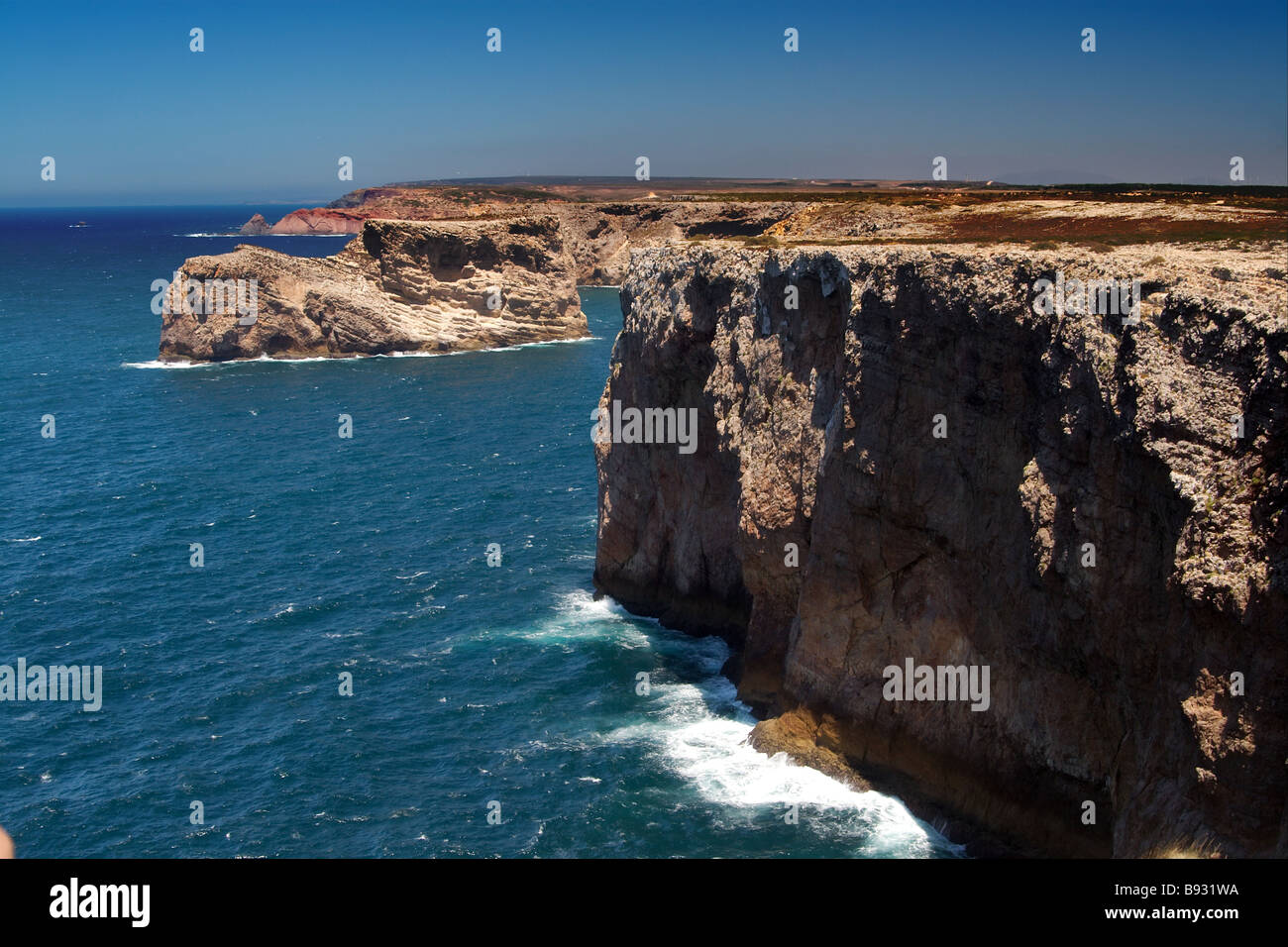 capo Sao Vincente / Saint Vincent Cape, Sagres, Portugal Stock Photo ...