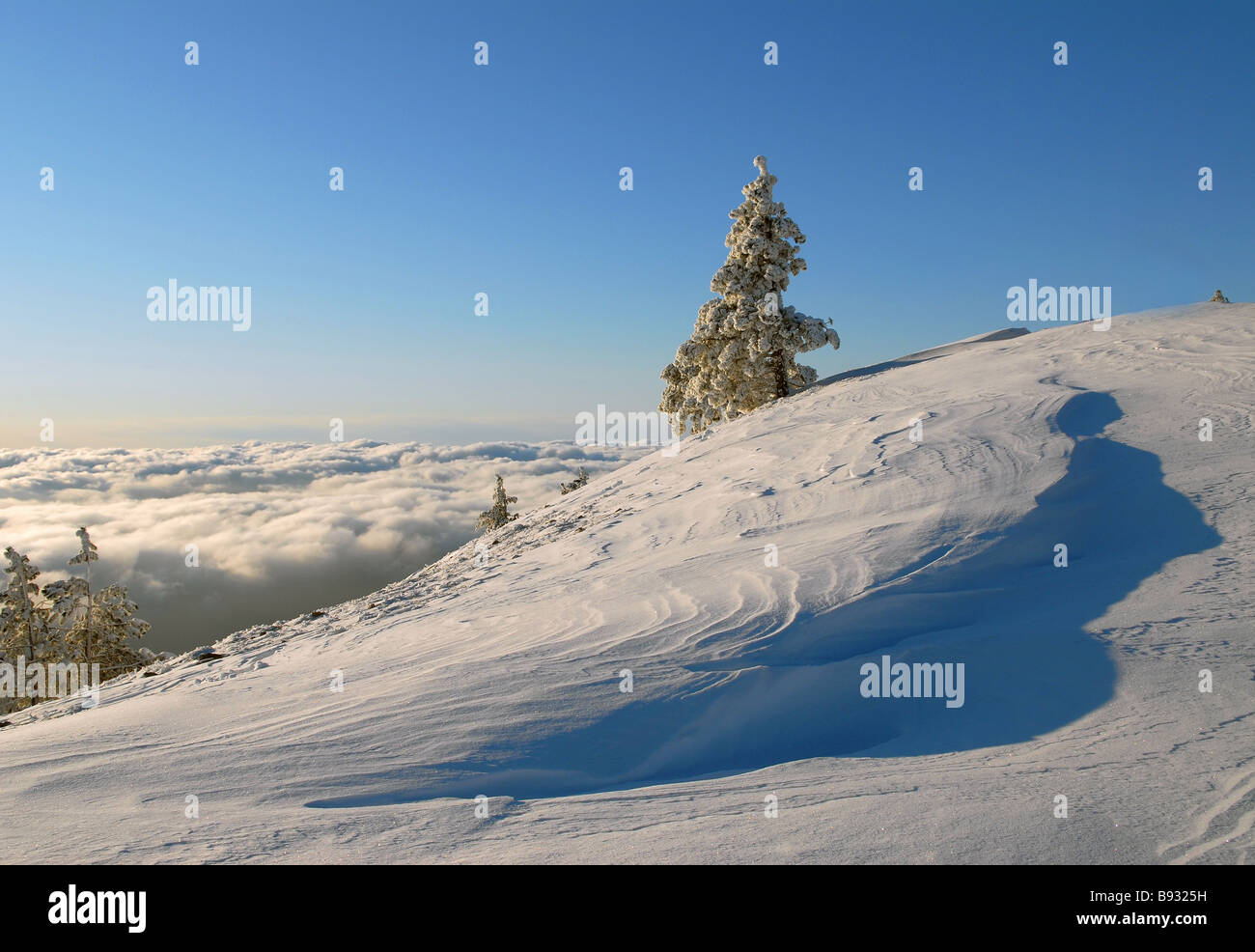 Slope in snow hi-res stock photography and images - Alamy