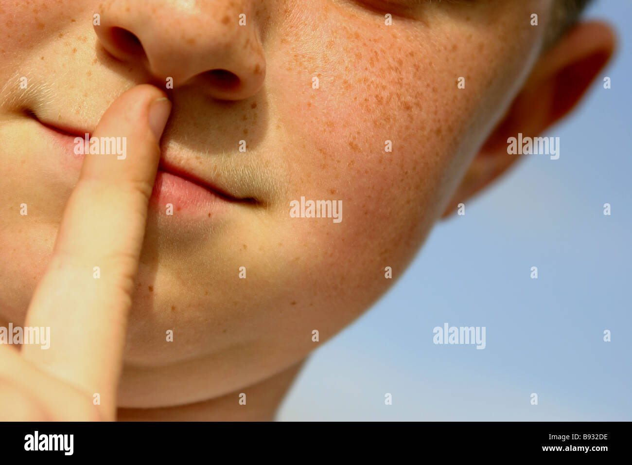 A childs face Stock Photo - Alamy