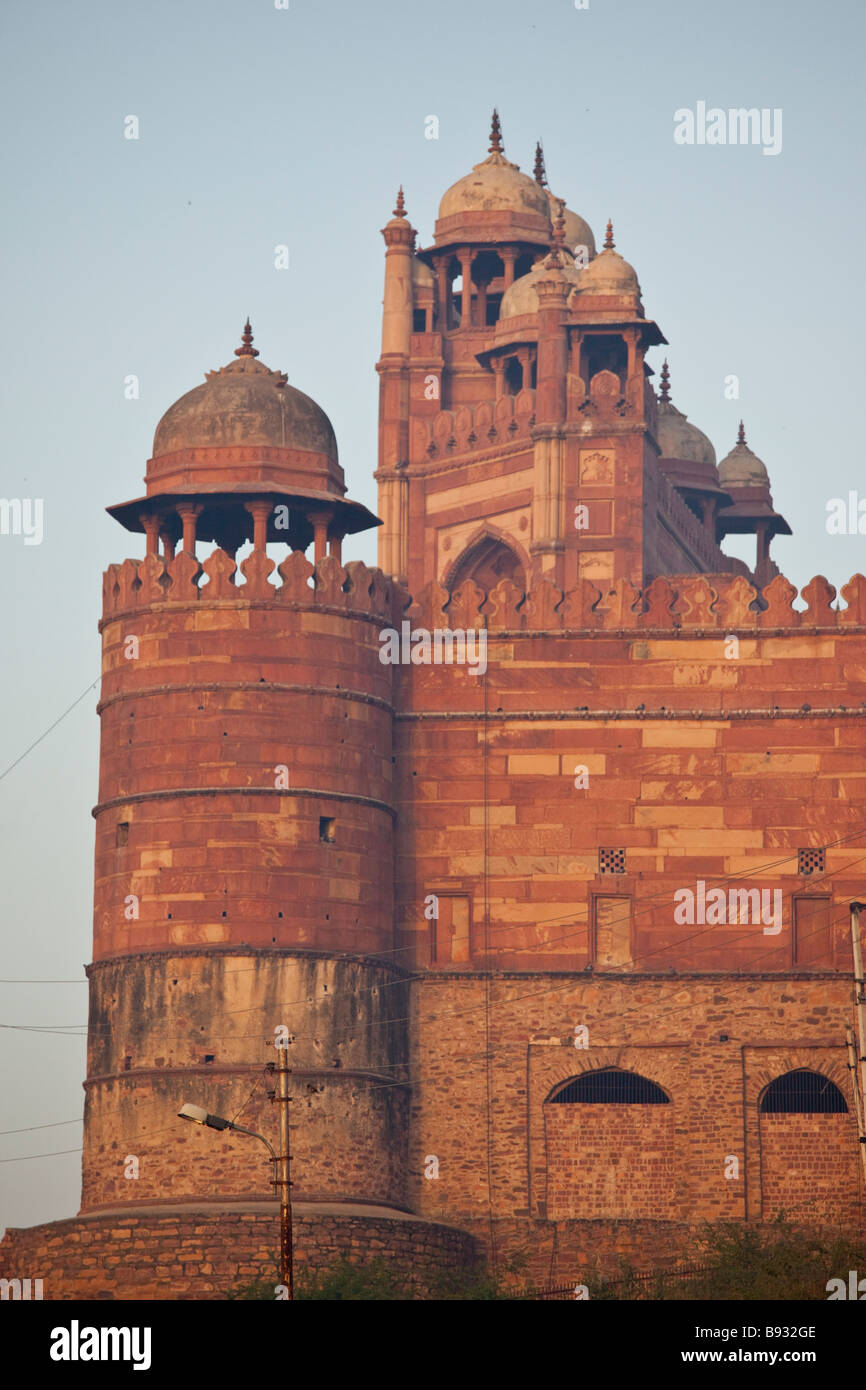 Fort and Friday Mosque or Jama Masjid in Fatehpur Sikri India Stock ...