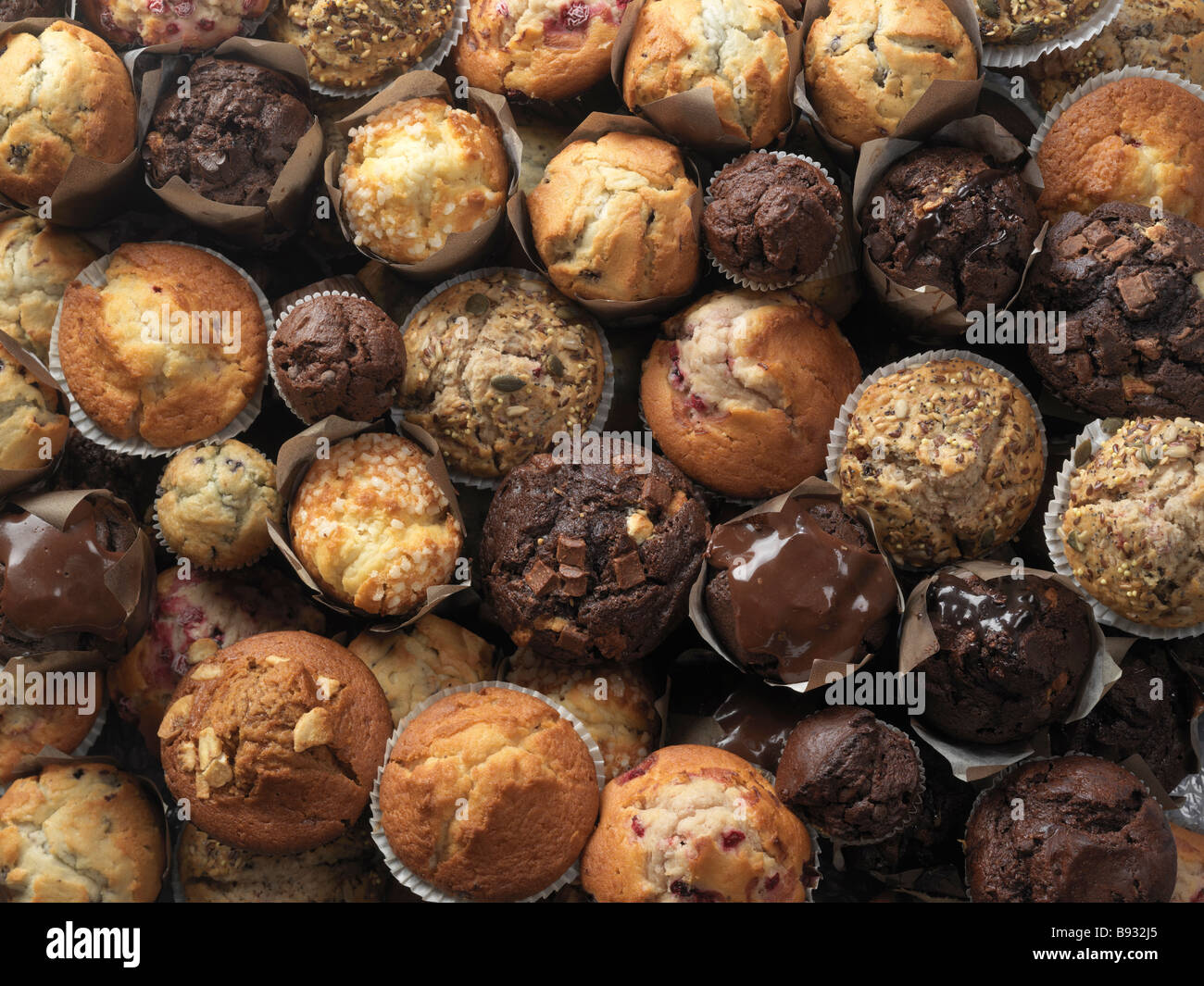 Group of muffins Stock Photo - Alamy