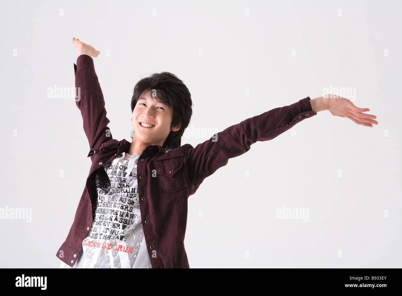 Young Asian School Boy Stock Photo - Alamy