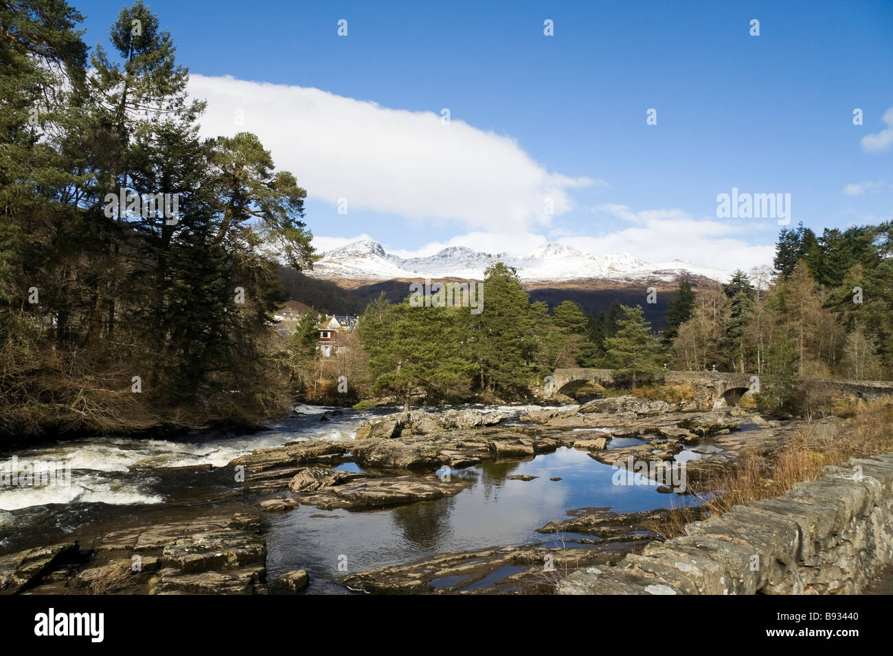 River Tay Scotland Bridge Trees High Resolution Stock Photography and ...