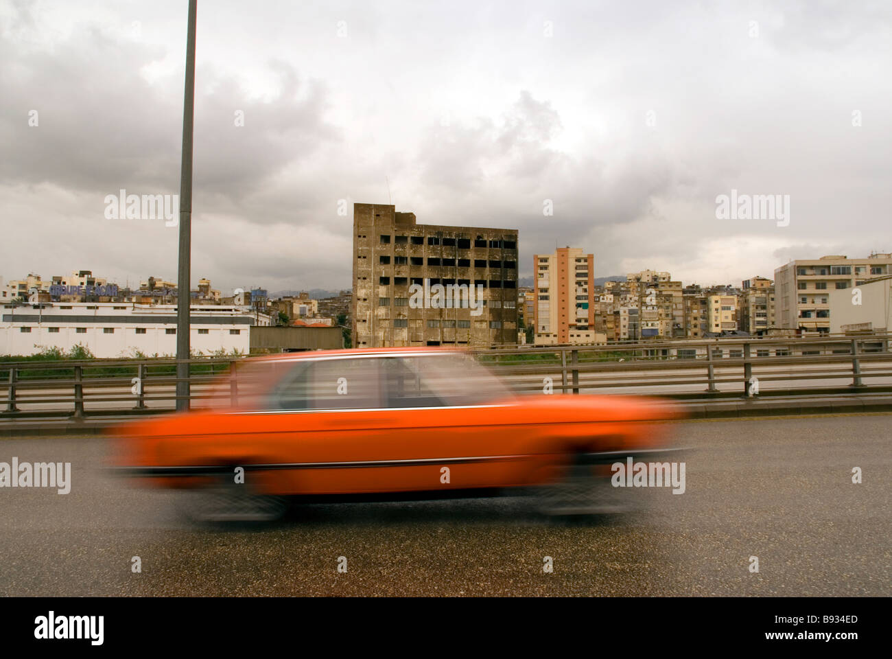 on the roadside beirut lebanon Stock Photo - Alamy