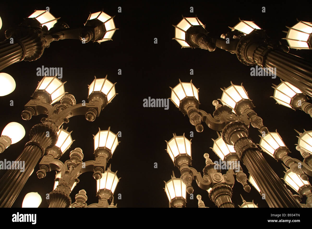 Urban Light Installation LACMA Stock Photo - Alamy