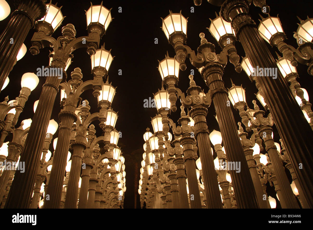 Urban Light Installation LACMA Stock Photo - Alamy