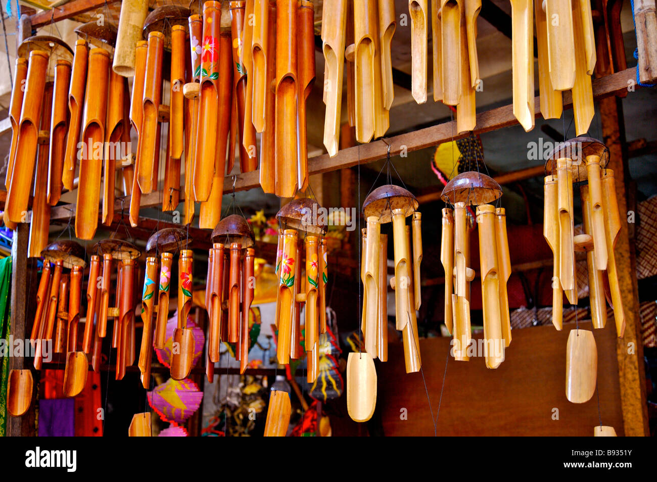 Indonesia Bali Wind chime on sale Stock Photo - Alamy
