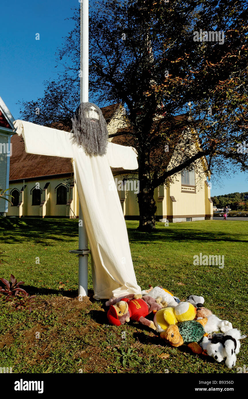 A scarecrow of jesus Stock Photo - Alamy