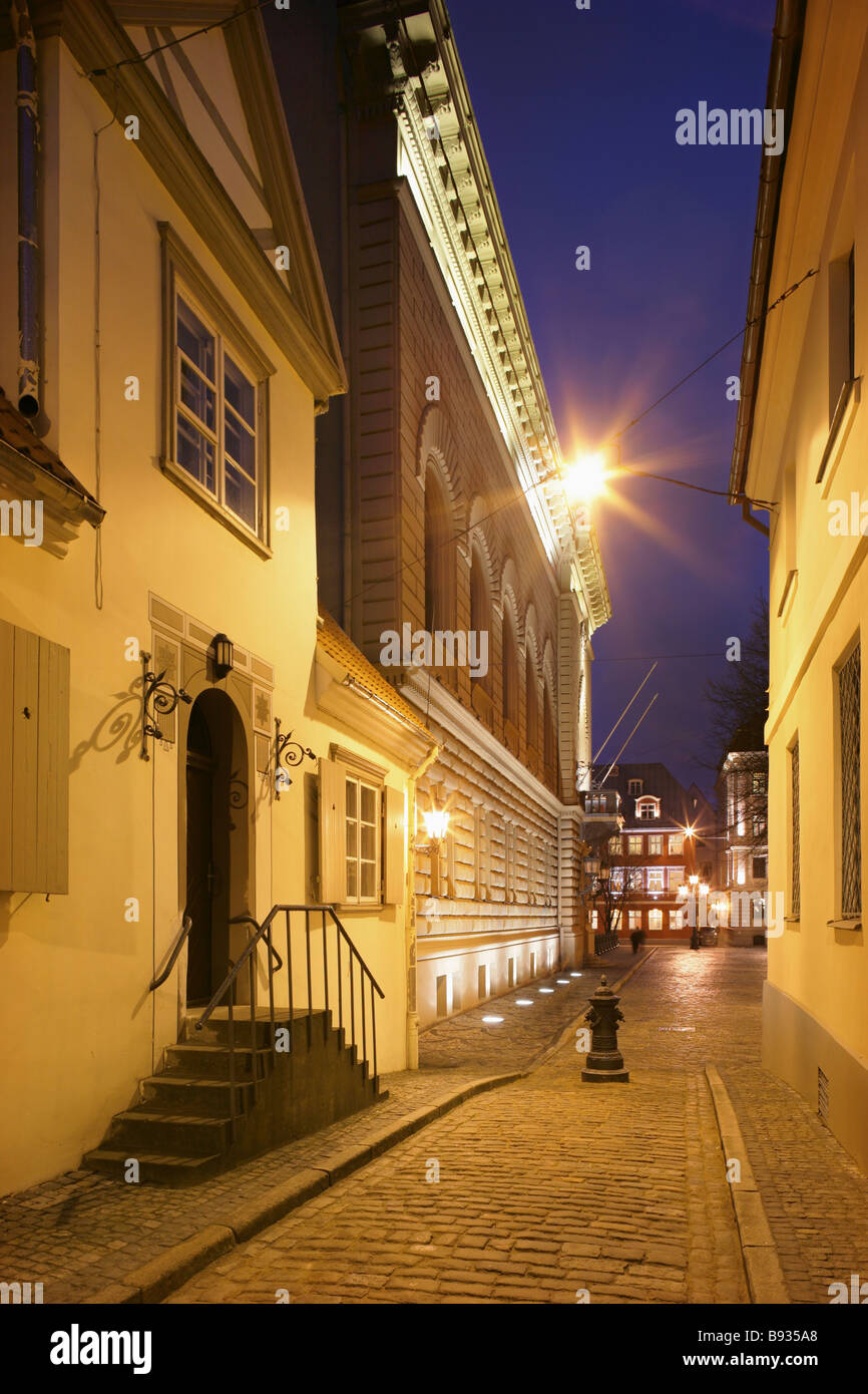 Back street riga hi-res stock photography and images - Alamy