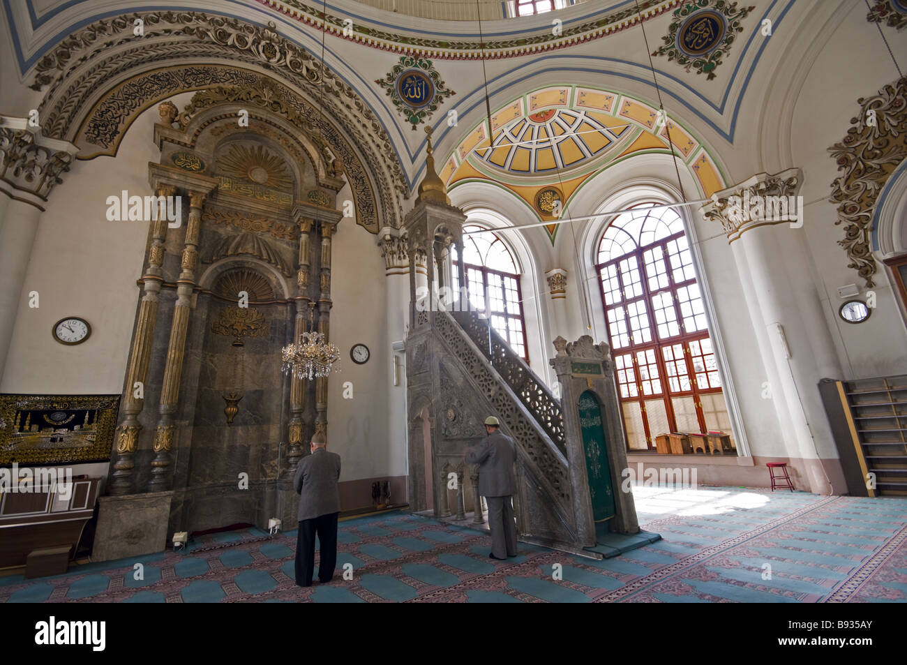 Interior of Aziziye Mosque Konya Turkey Stock Photo - Alamy