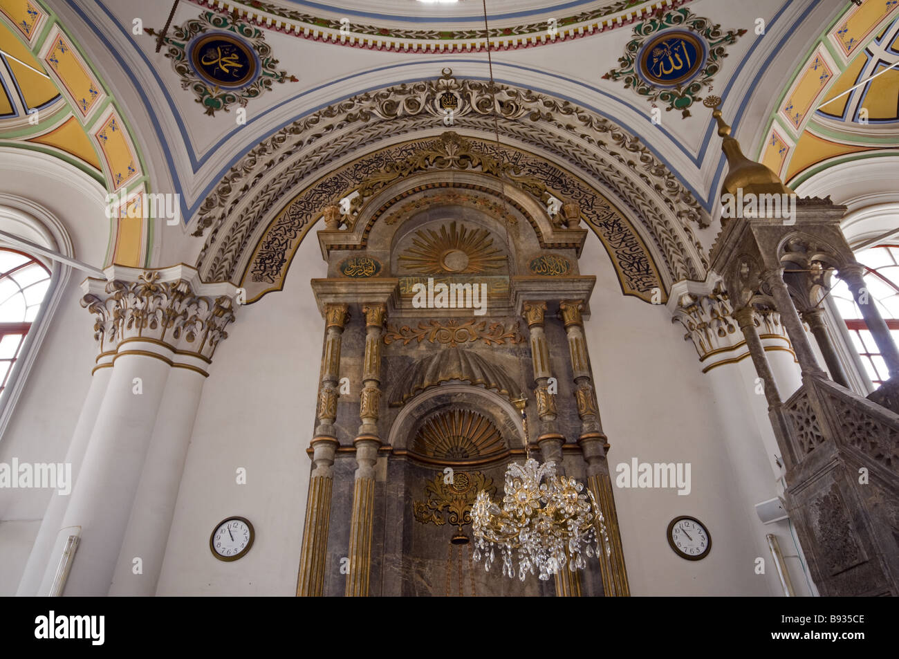 Interior of Aziziye Mosque Konya Turkey Stock Photo - Alamy
