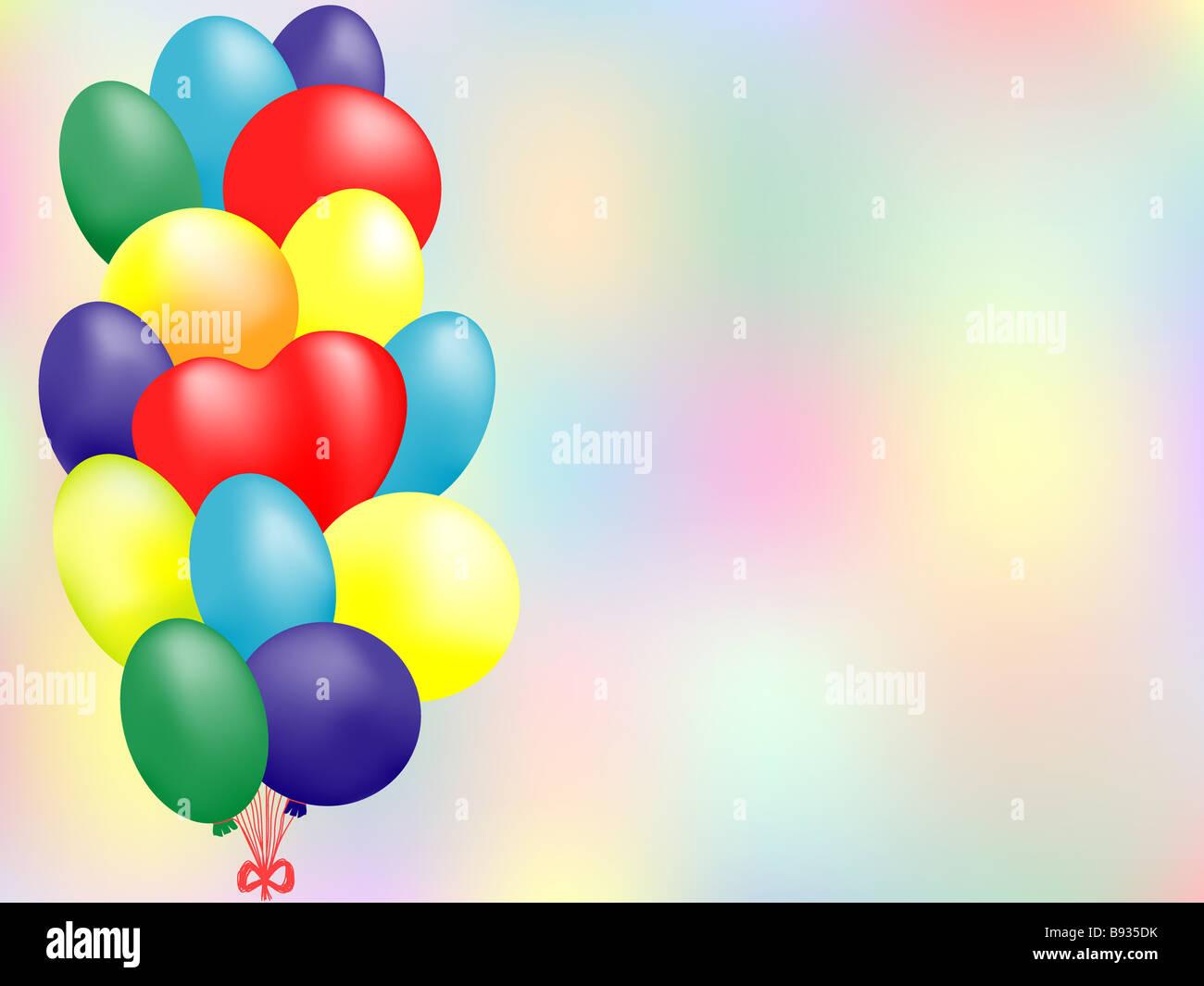 balloon card vector Stock Photo - Alamy