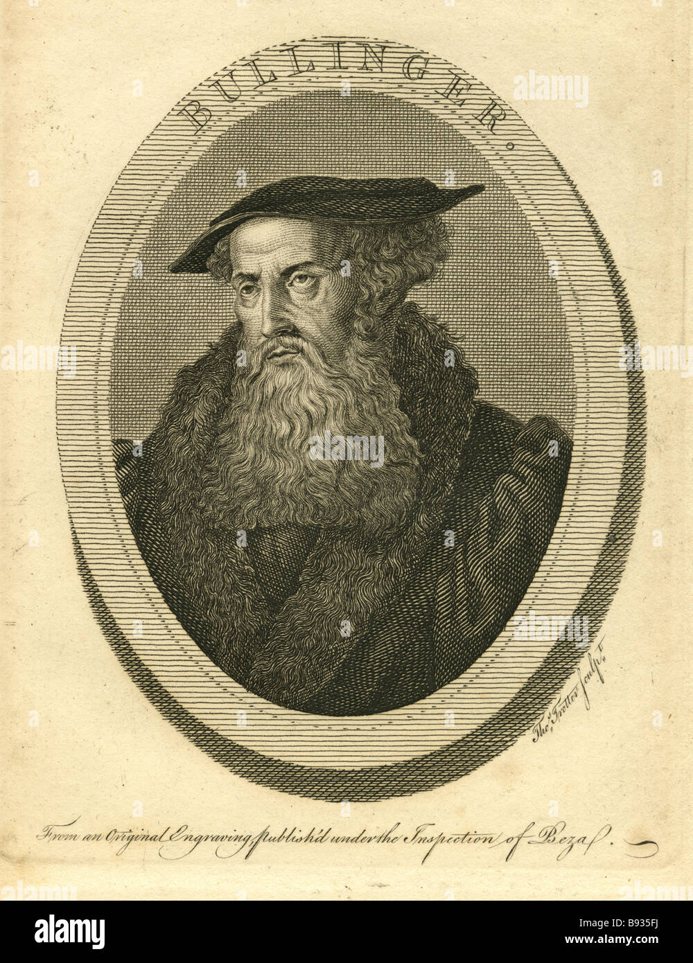 Portrait of heinrich bullinger hi-res stock photography and images - Alamy