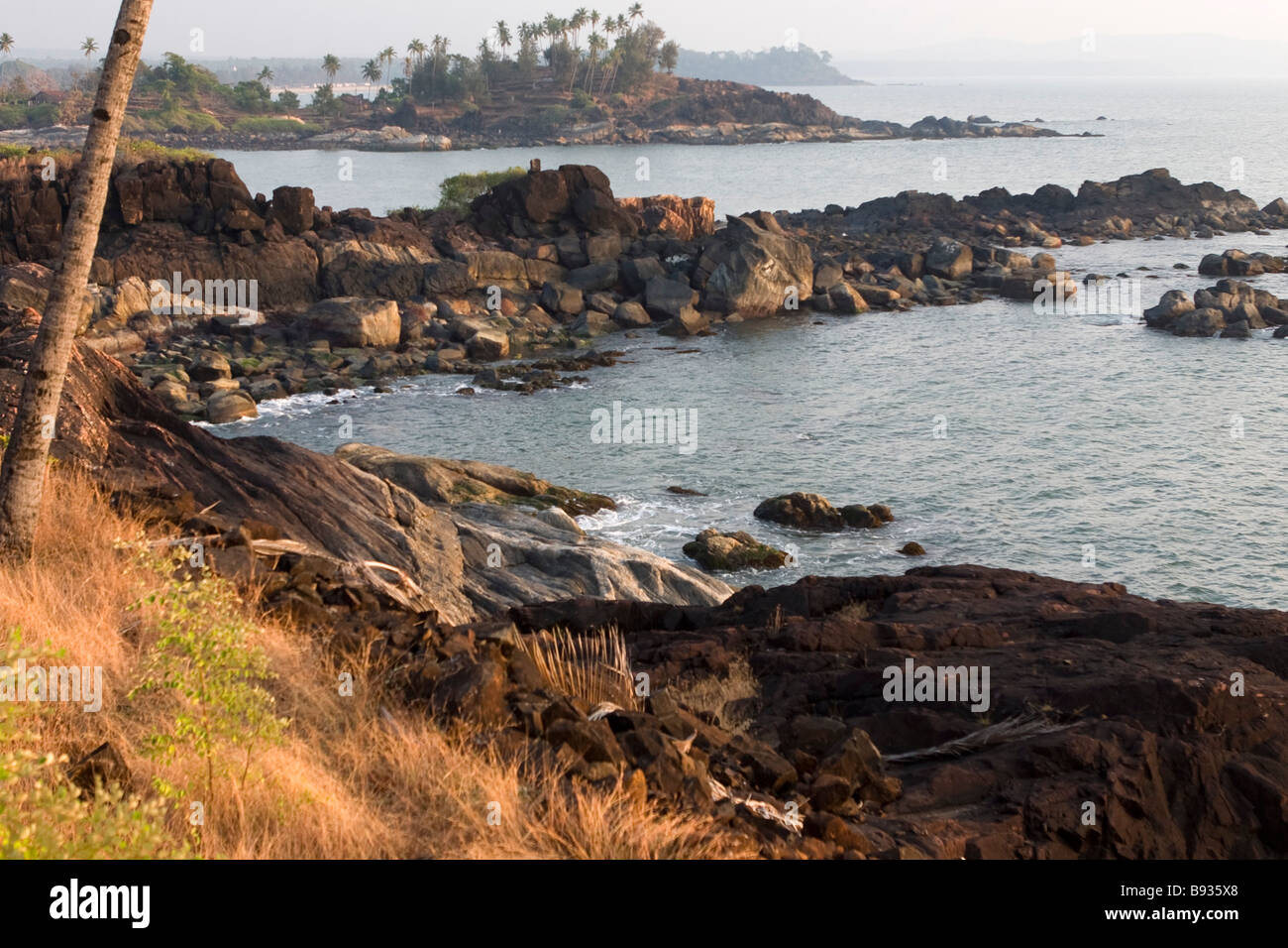Goa beaches cliff top view hi-res stock photography and images - Alamy