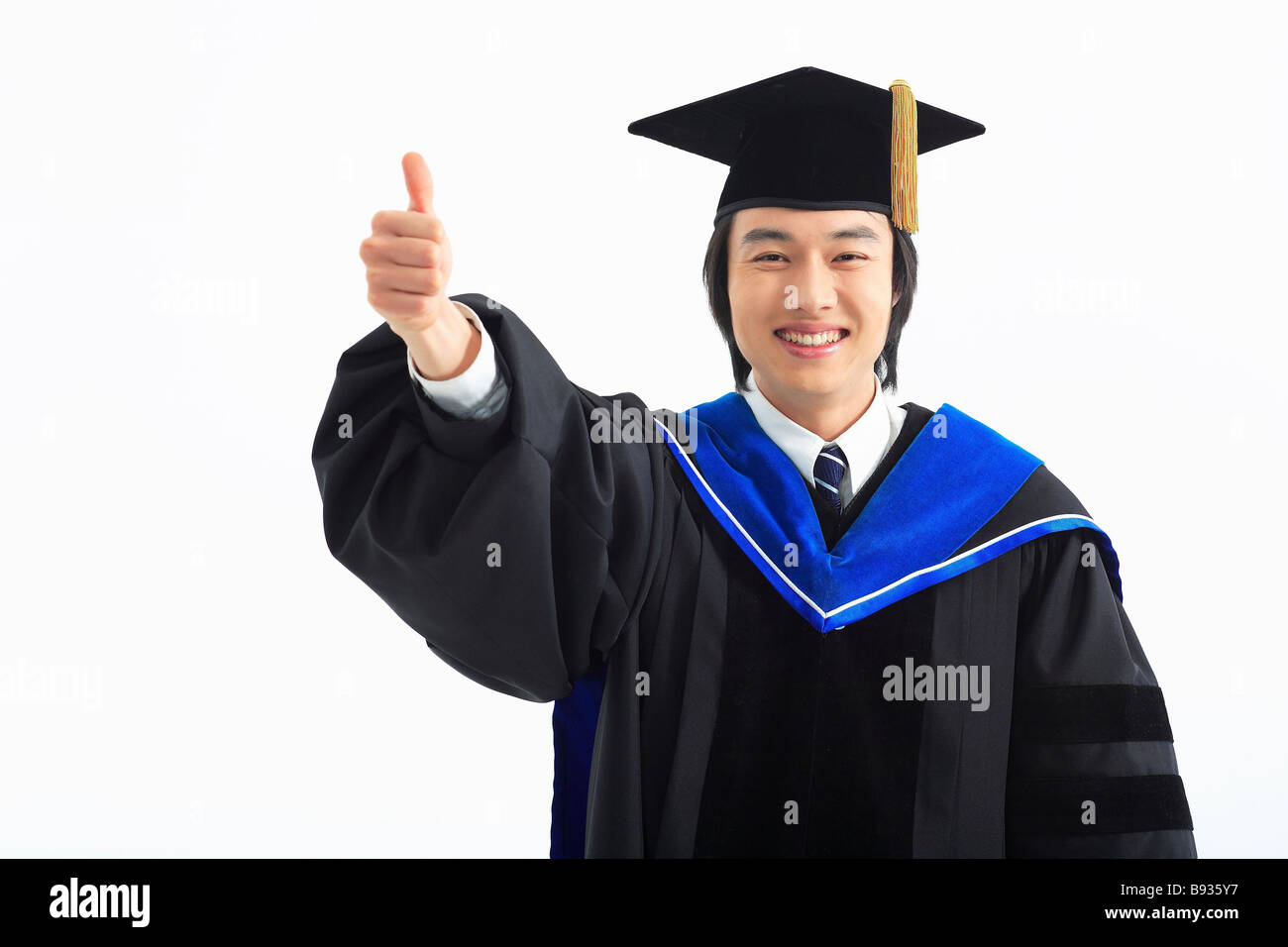 Man in University Graduation Stock Photo - Alamy