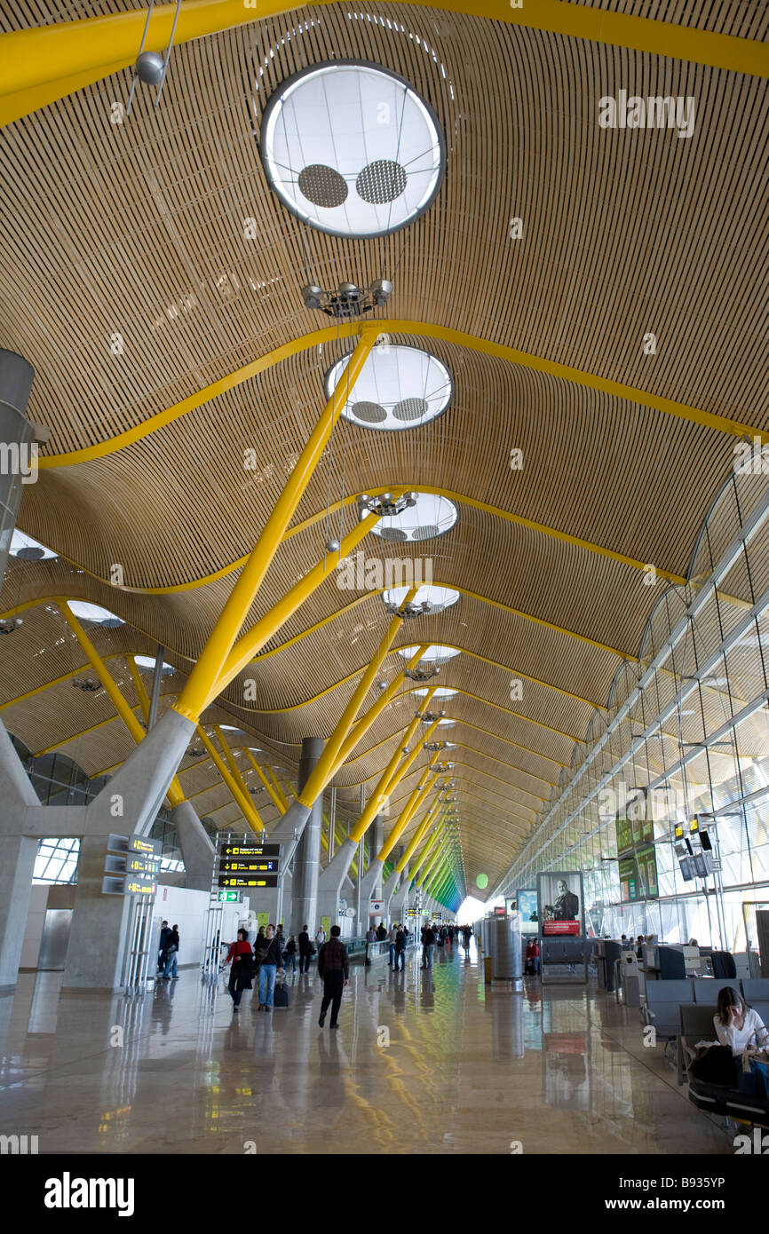 MAD Madrid Barajas International Airport Gate, Spain Stock Photo - Alamy