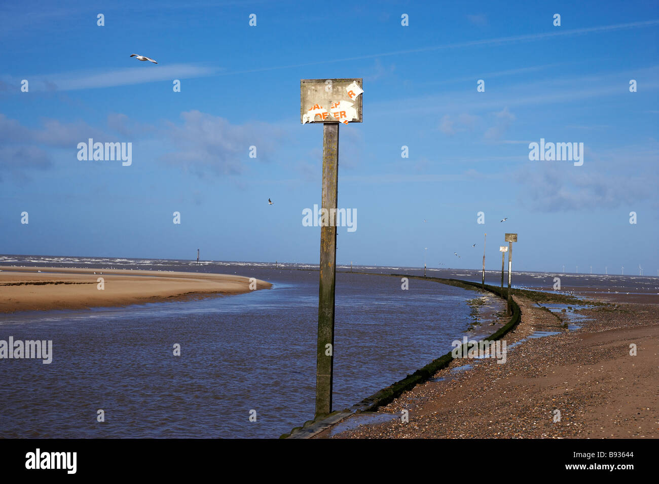 Warning sign for outgoing vessels Stock Photo - Alamy