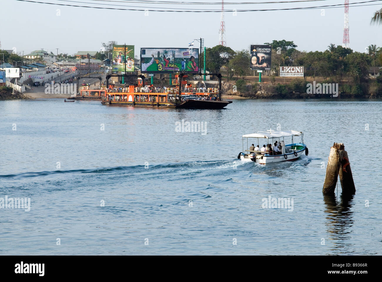At the Mombasa ferry Kenya Stock Photo - Alamy
