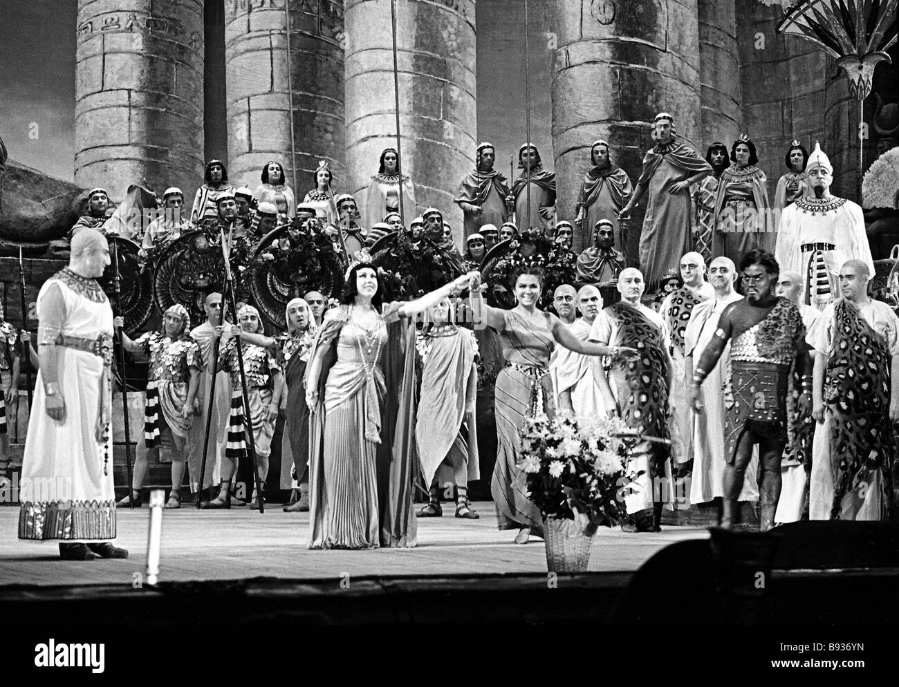 Miriam Pirazzini of the Milna based La Scala Opera Theater as Amneris ...