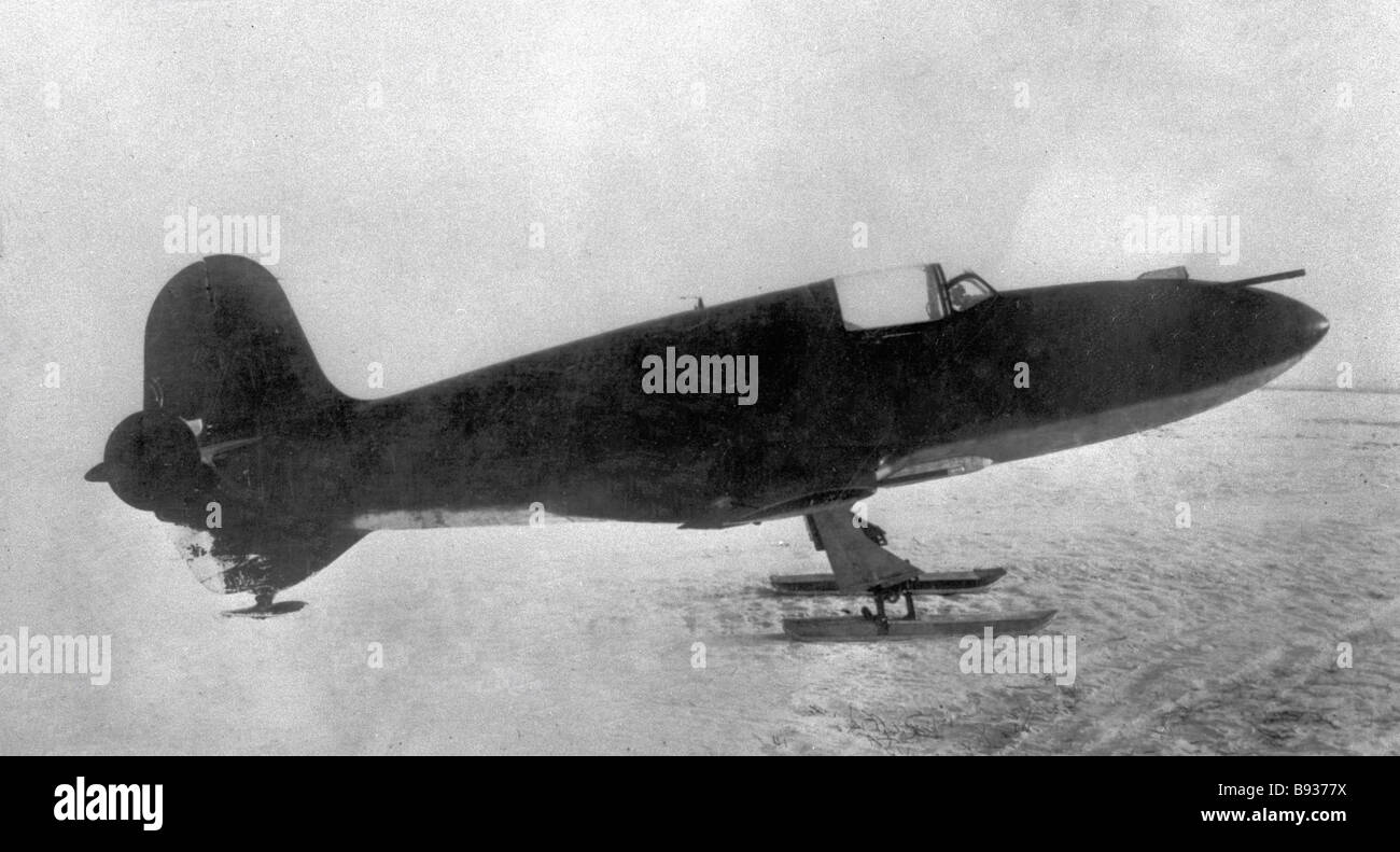 The first Soviet jet fighter BI 1 Stock Photo - Alamy